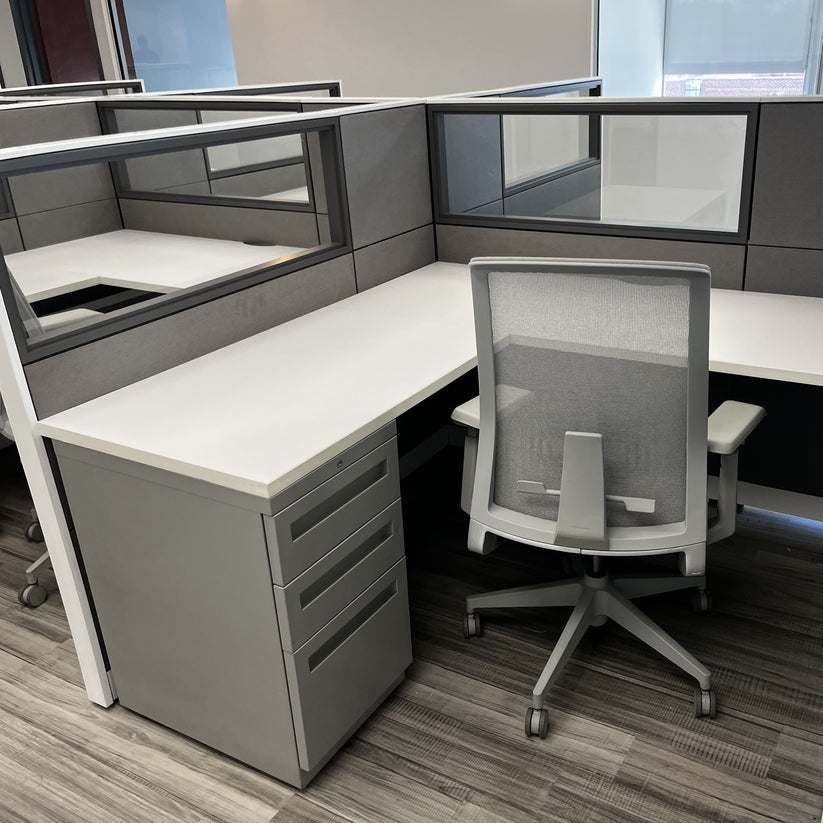 Knoll Reff L-Shape Workstation