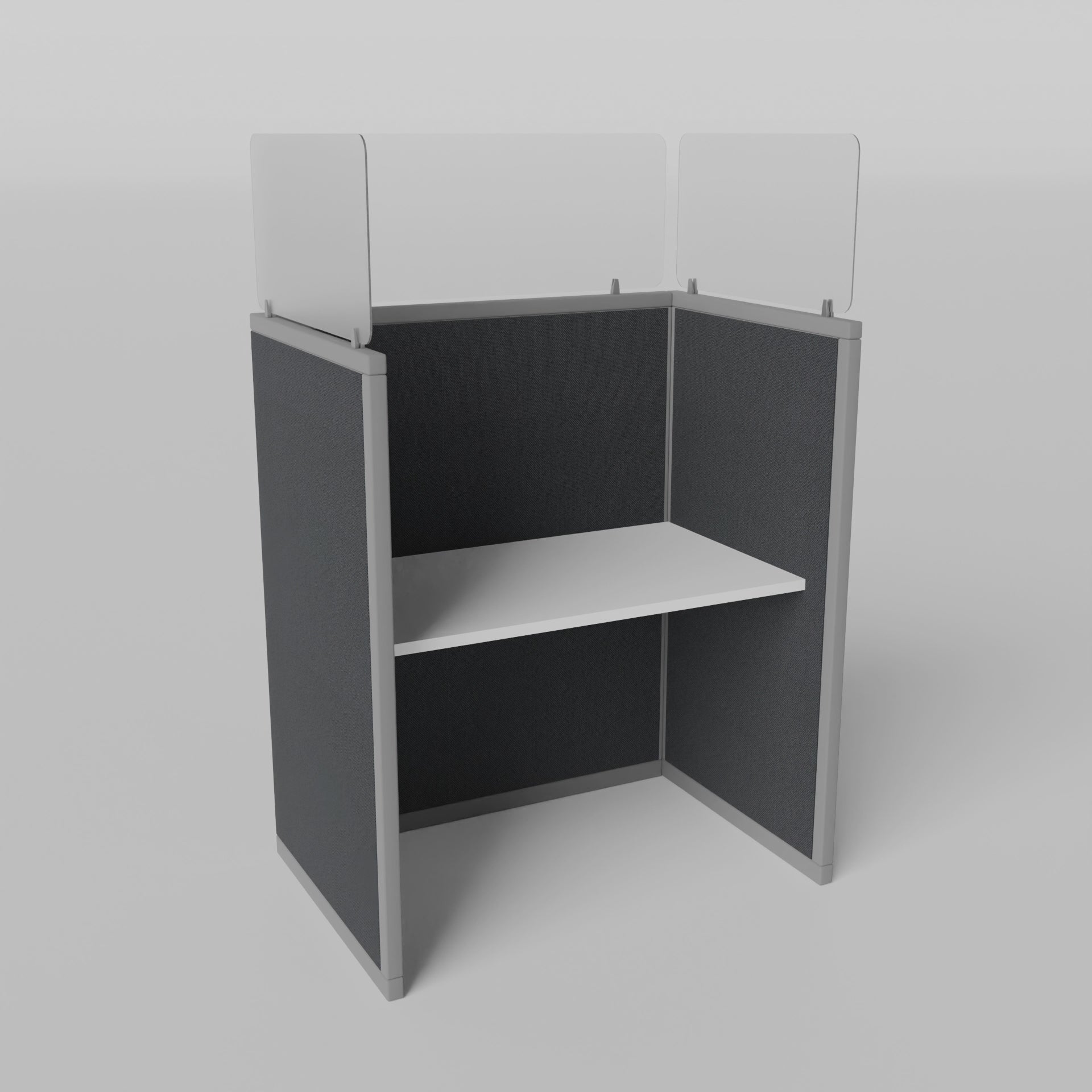 Steelcase Glass Telemarketing Cubicle